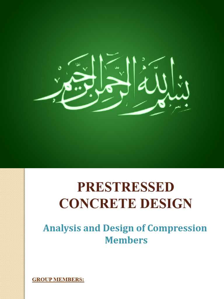 Prestressed Concrete Design | PDF | Prestressed Concrete | Deep Foundation