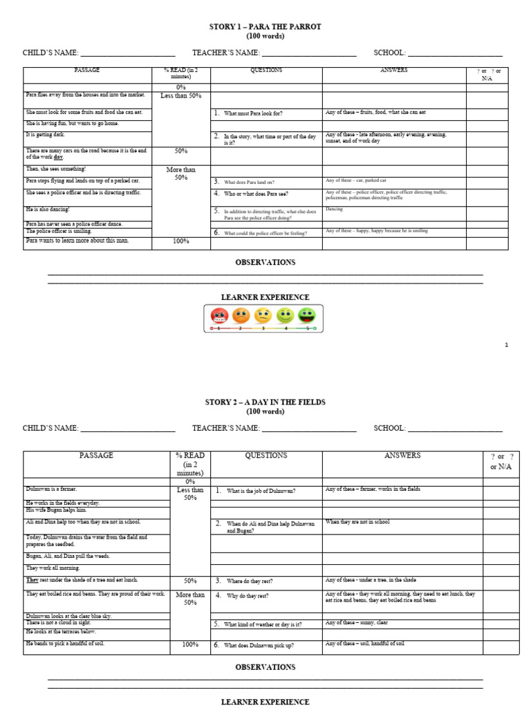 ENGLISH - Grade 3 | PDF