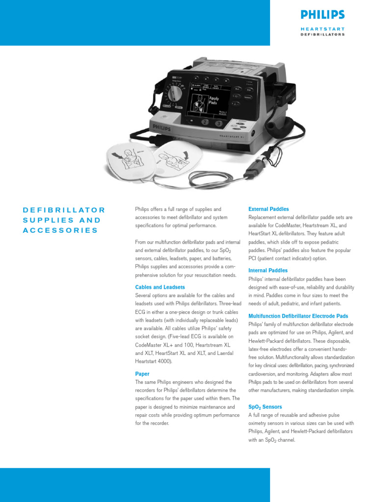 MANUAL TECNICO Philips HEARTSTART | Download Free PDF | Equipment ...
