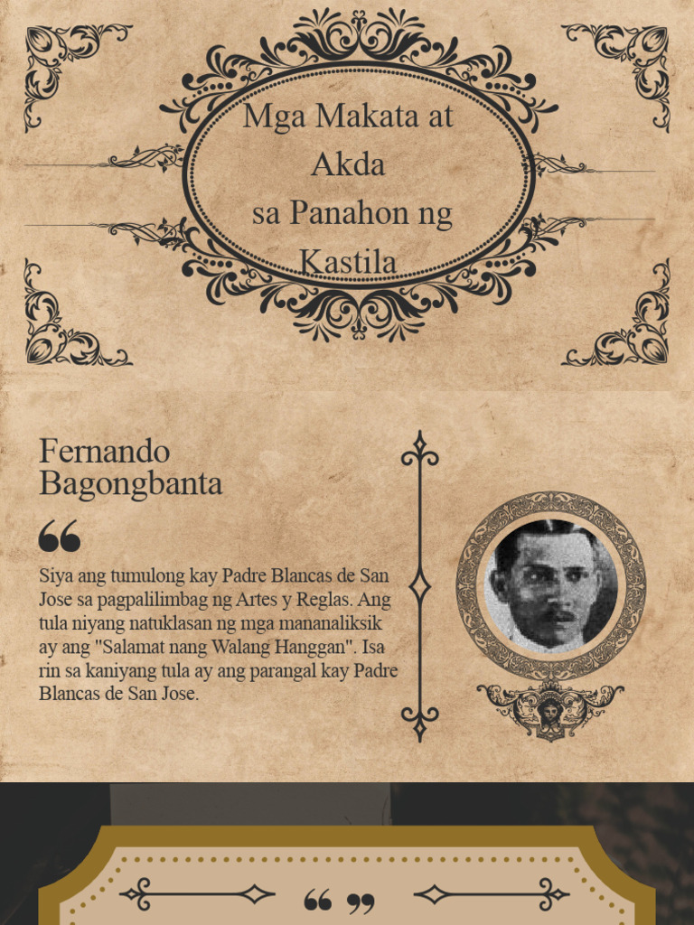 Mga Akda (Kastila) | PDF