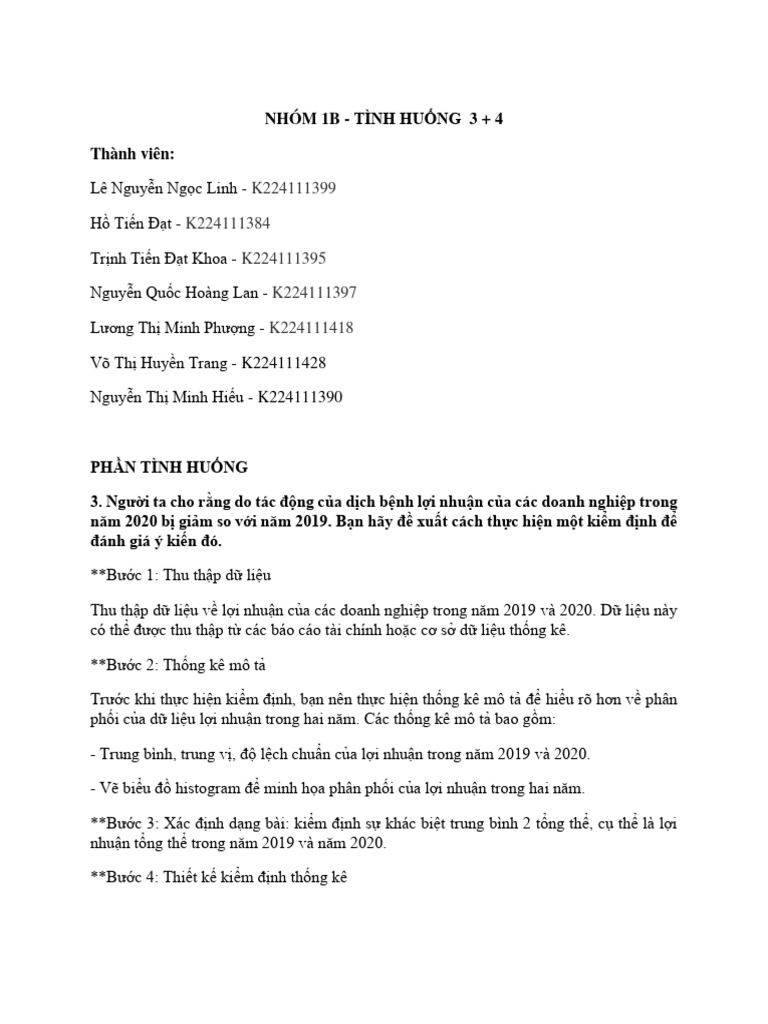 Cau 34 BT TINH HUONG 1b | PDF