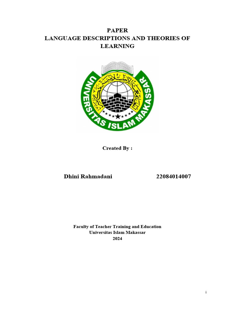 ESP Course Design | PDF | Learning | Behaviorism