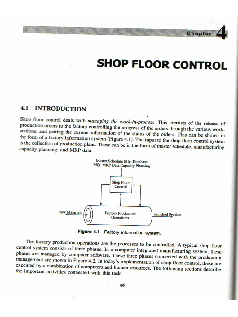 Unit 3 Part 2 Shop Floor Control Notes | PDF