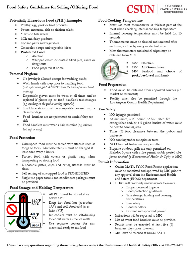 Safety_Food -Guidelines _for_Selling_Offering_Food_ | PDF | Beef | Food ...