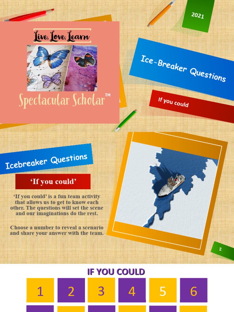 Fun "If You Could" Icebreaker Questions | PDF