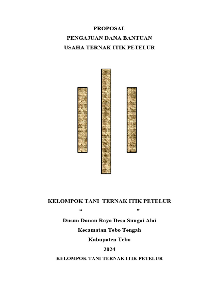 Proposal Ternak Itik Petelur | PDF