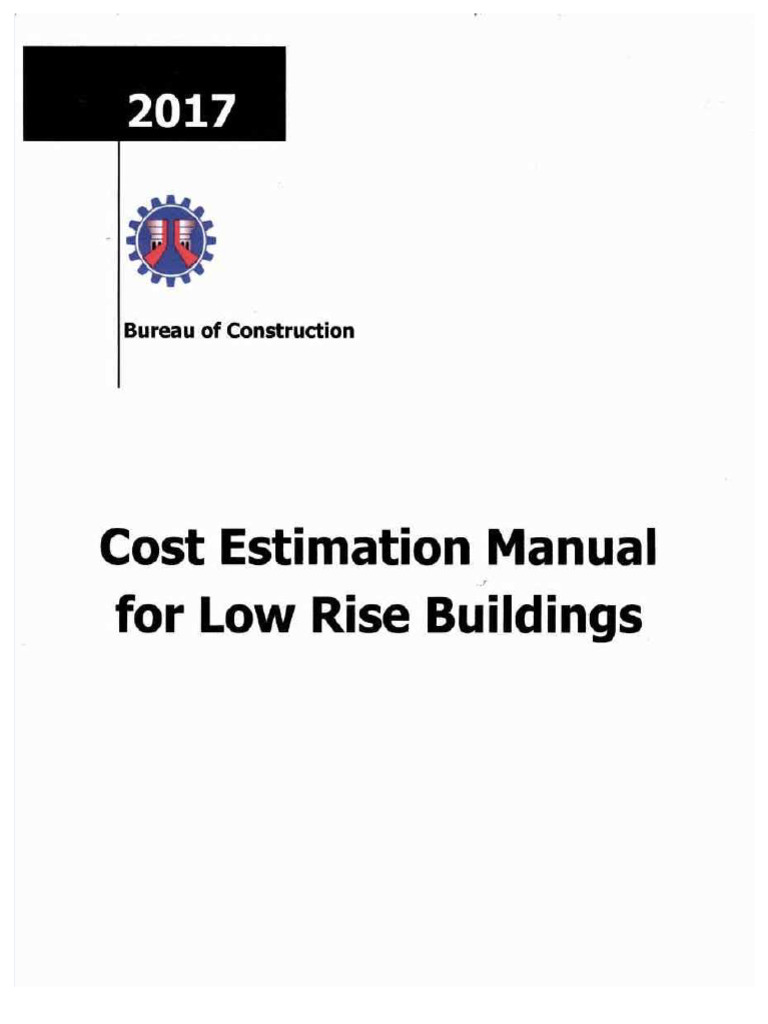 PDF DPWH Cost Estimation Manual For Low Rise Buildings Compress | PDF