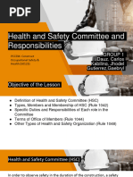 Safety and Health Committee Guidelines | PDF | Occupational Safety And ...