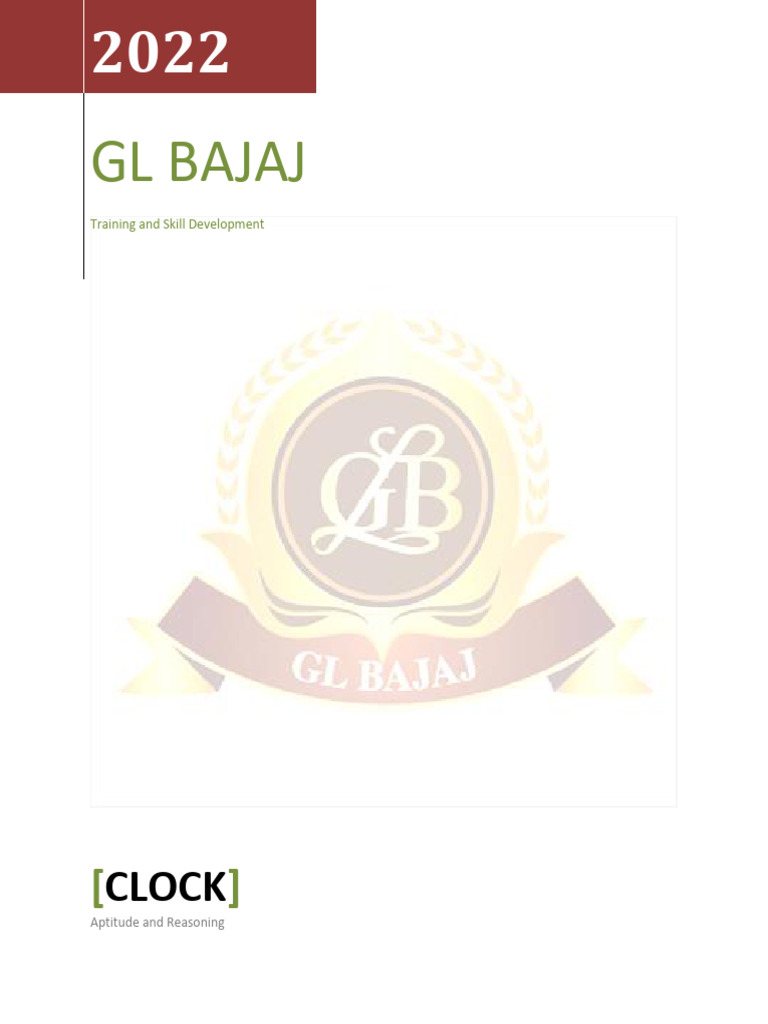 Clock assignment | PDF | Clock | Hour