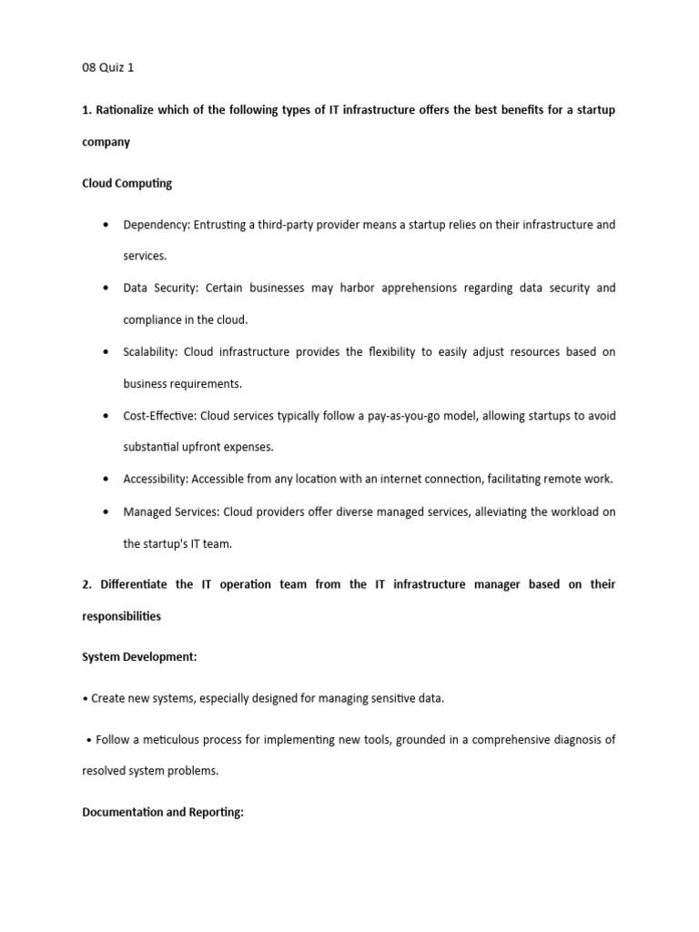 08 Quiz 1 Pdf Cloud Computing Computer Security