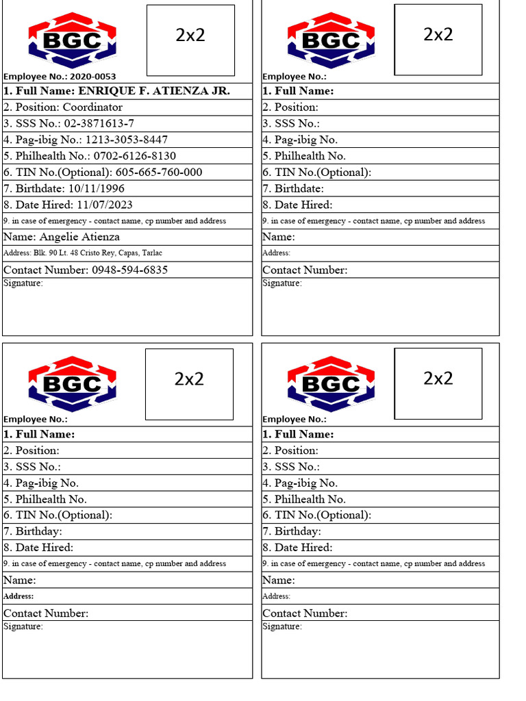 ID Forms Layout | Download Free PDF | Public Finance | Economy Of The ...