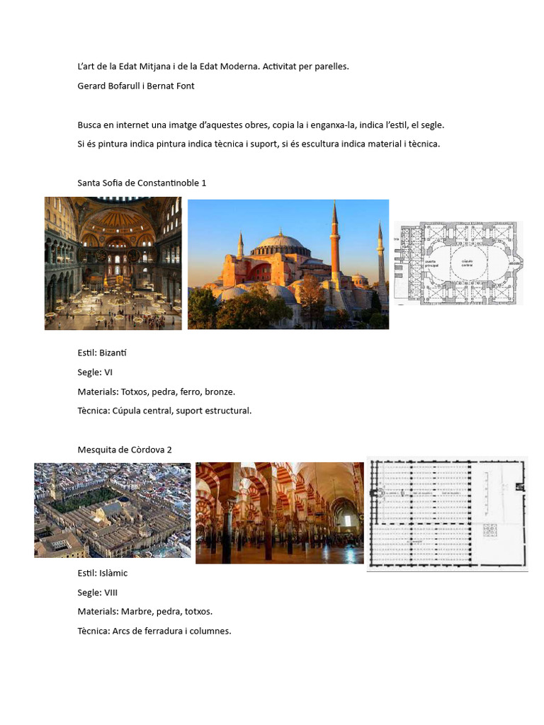 Obres Medieval I Modernes | PDF