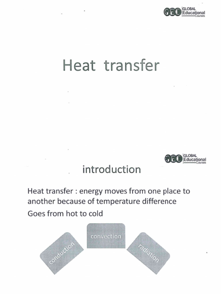 Heat Transfer (1) | PDF