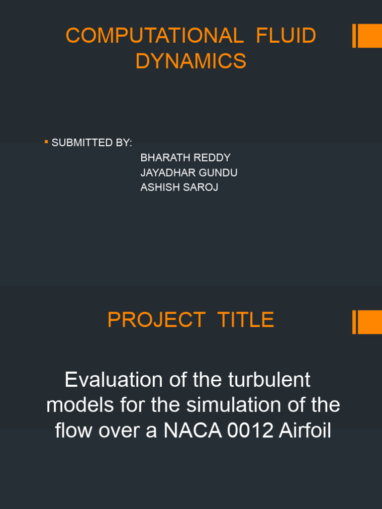 Evaluation of The Turbulent Models For The Simulation of The Flow Over A NACA 0012 Airfoil | PDF ...
