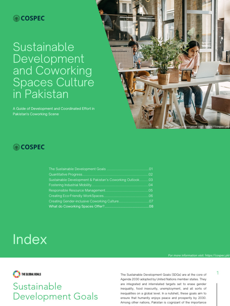 Coworking Spaces and Sustainability: An Educational Guide by Cospec Coworking | PDF ...
