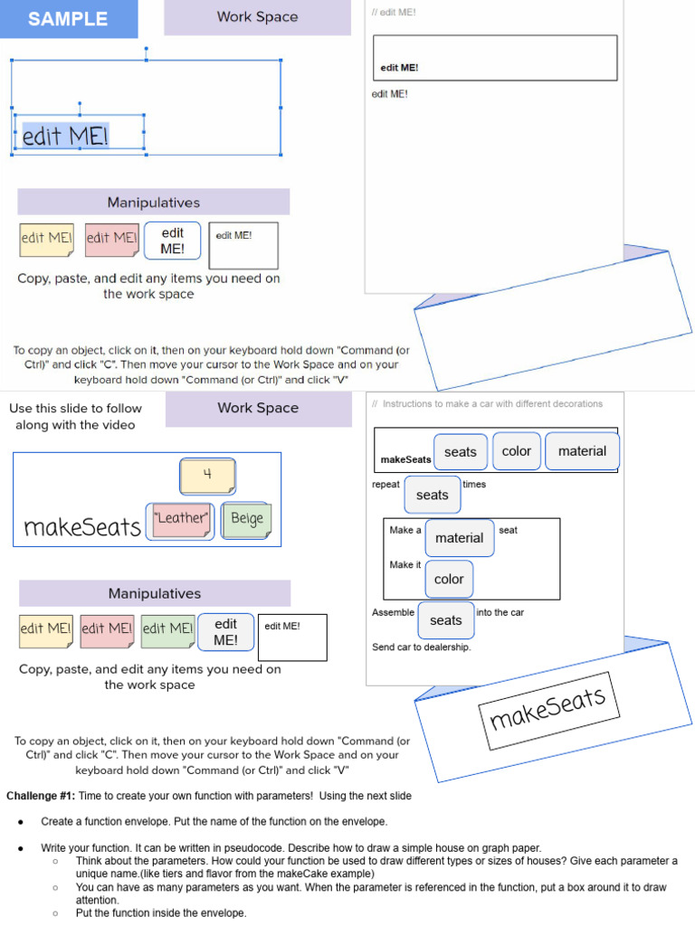 Csp U7l1 Digital Manipulatives Pdf Parameter Computer Programming Computer Programming 