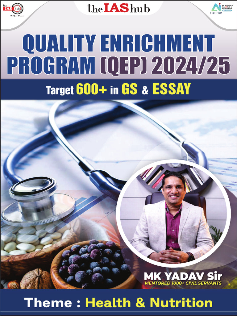 Health & Nutrition Essay Enrichment Guide | PDF | Malnutrition | Human ...