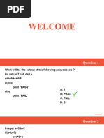 Pseudo code MCQ questions | PDF