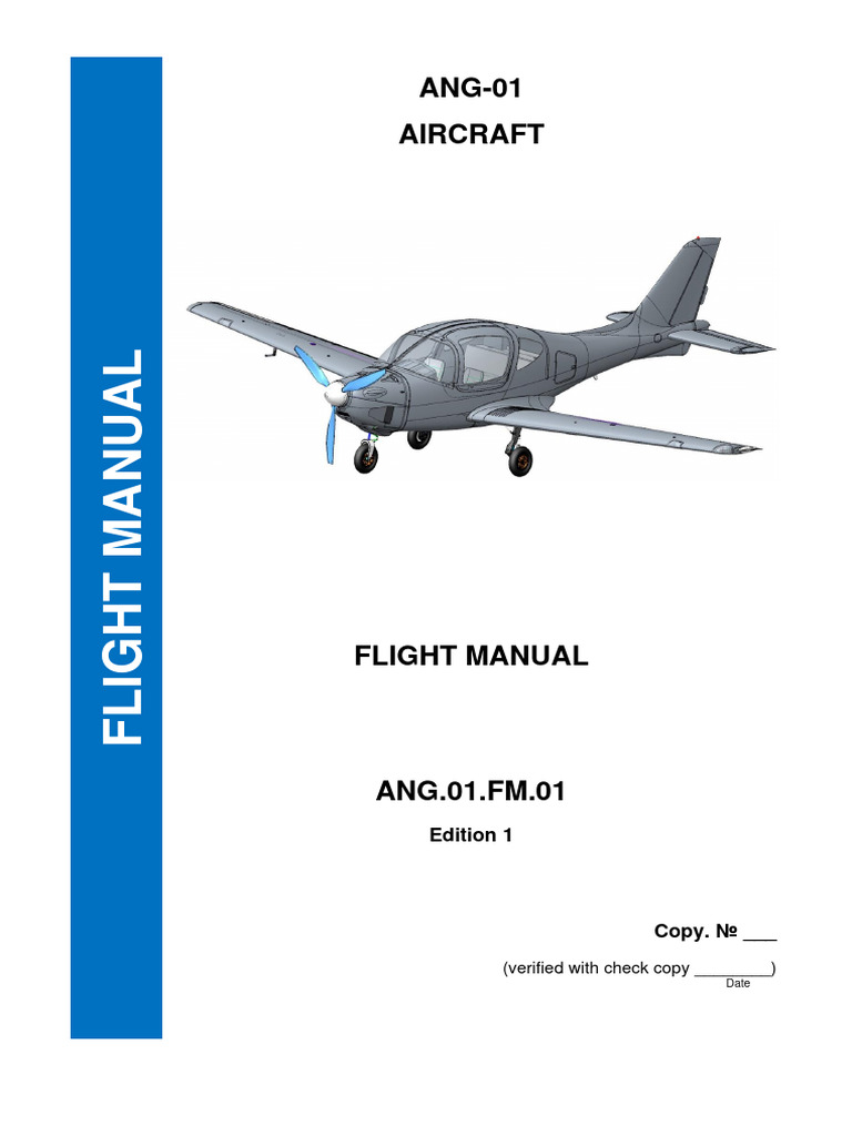 ANG-01 Aircraft Flight Manual Edition 1 | PDF | Aircraft Flight Control ...