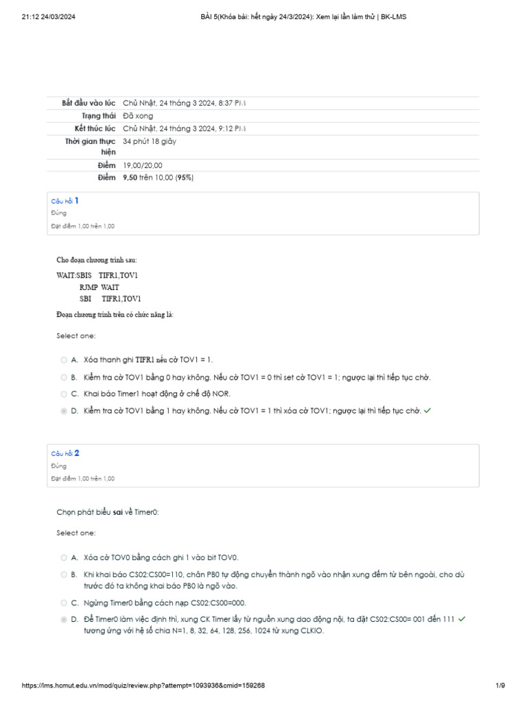 bài 5 ( Ctrl+F tìm đáp án) | PDF