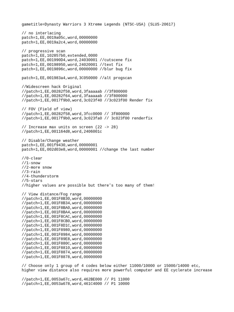 DW3 Cheat Code p1 | PDF | Film And Video Technology | Display Technology