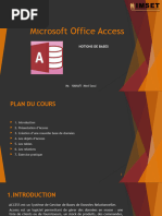 Cours Access | PDF | Bases de données | Microsoft Access