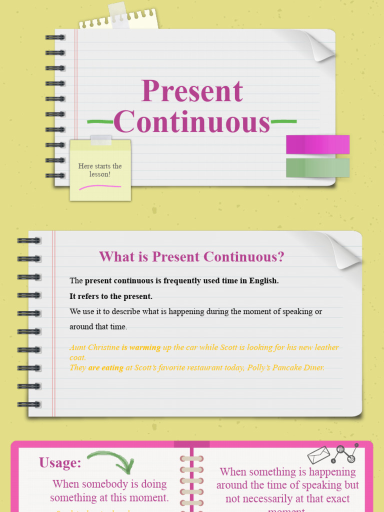 Present Continuous | PDF | Linguistic Morphology | Language Families