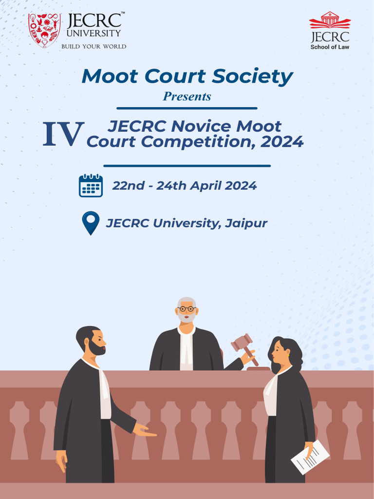 IV JECRC Novice Moot Court Competition Brochure-1 | PDF | Law School ...