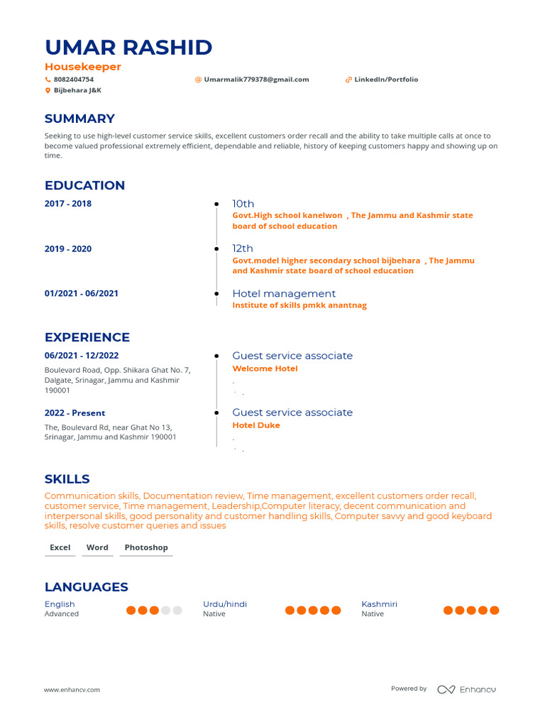 Umar Rashid Resume | PDF