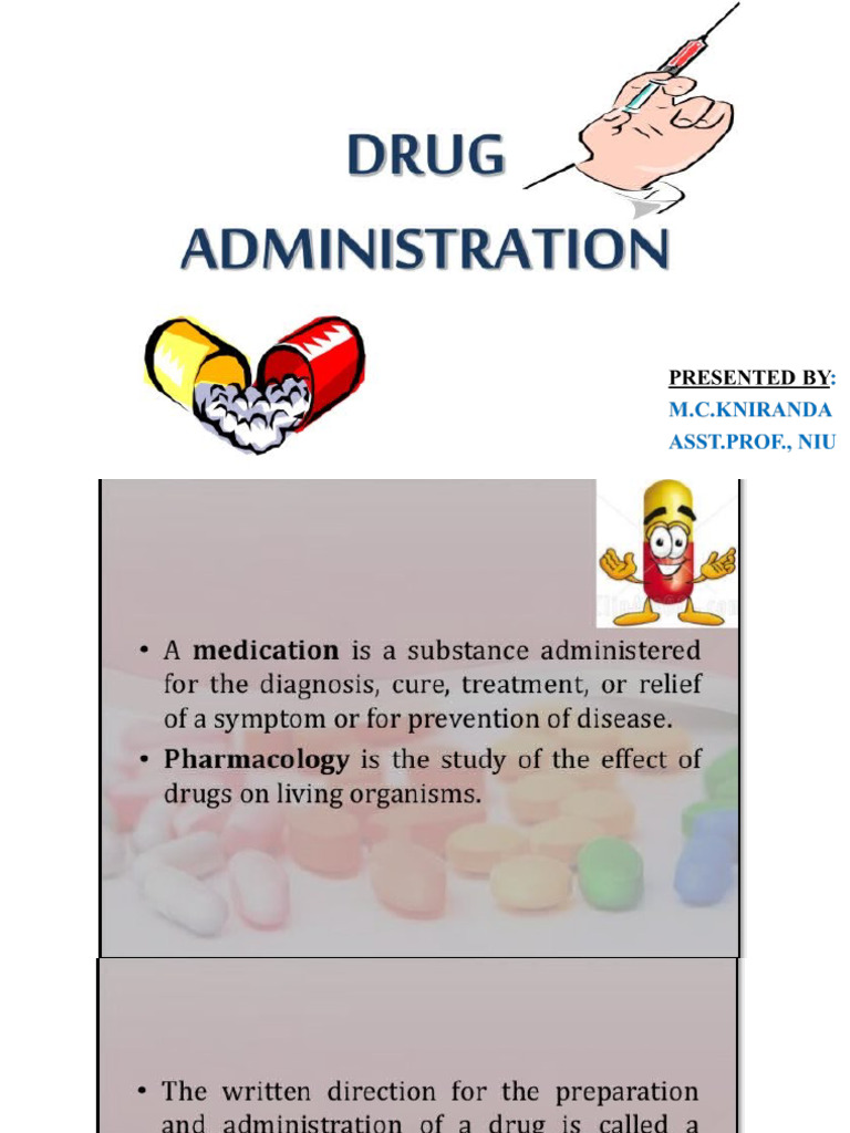 Administration of drug | PDF