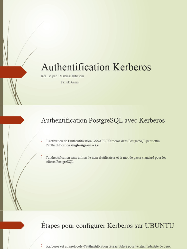Authentification Kerberos | PDF