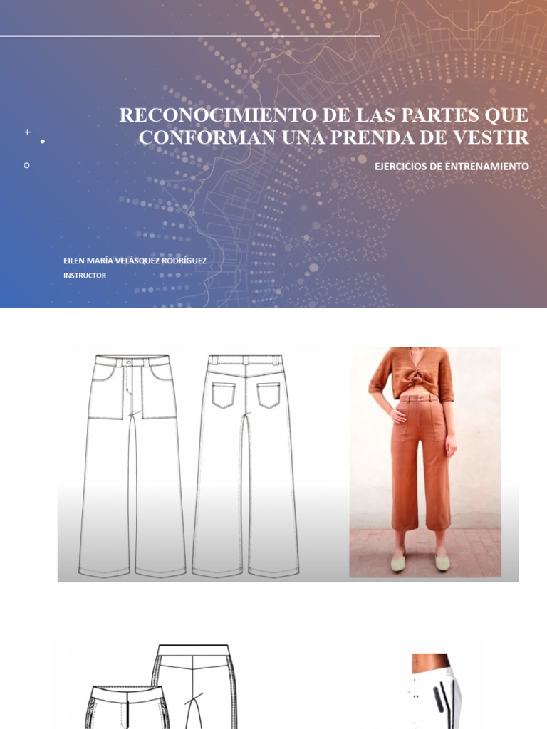 Reconocimiento de Las Partes Que Conforman Una Prenda | PDF