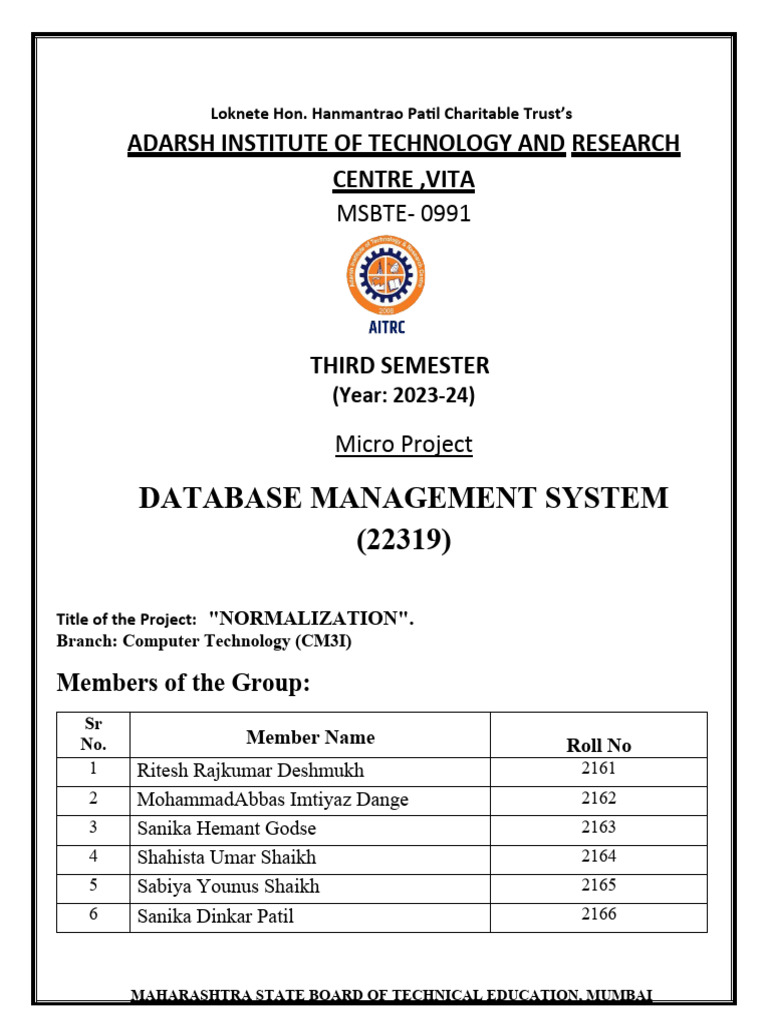 DMS Final Project | PDF | Information Technology | Data Model