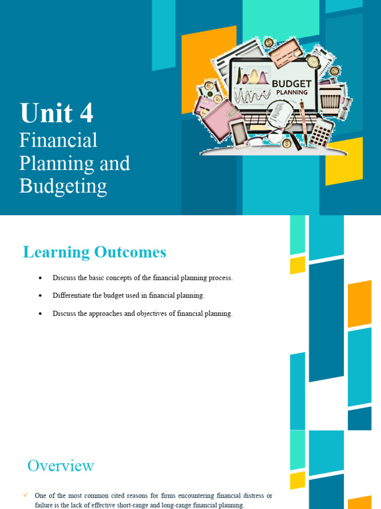 Financial Management - Unit 4 | PDF | Budget | Business