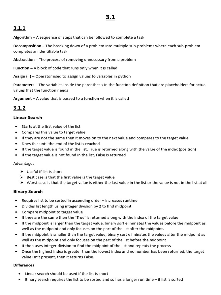 CS Paper 1 | PDF | Control Flow | Variable (Computer Science)