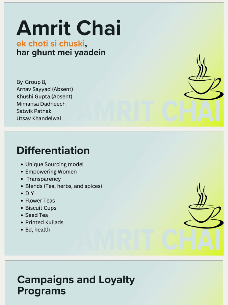 Amrit Chai 2 | PDF