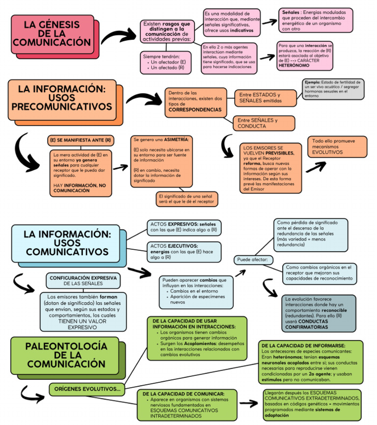 Mapa Conceptual T de La Comunicación 1 - Martín Cervera | PDF