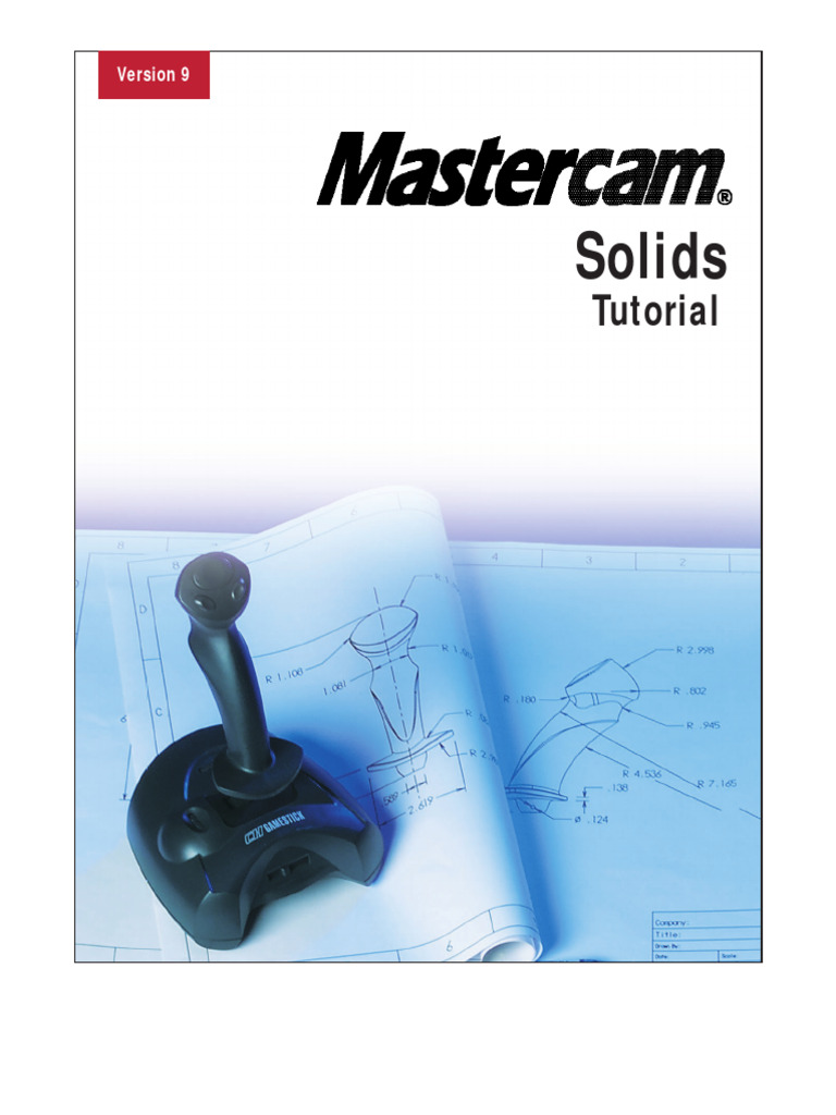 MasterCam V9 Solids Tutorial (metric) | PDF | Indemnity | Proprietary Software