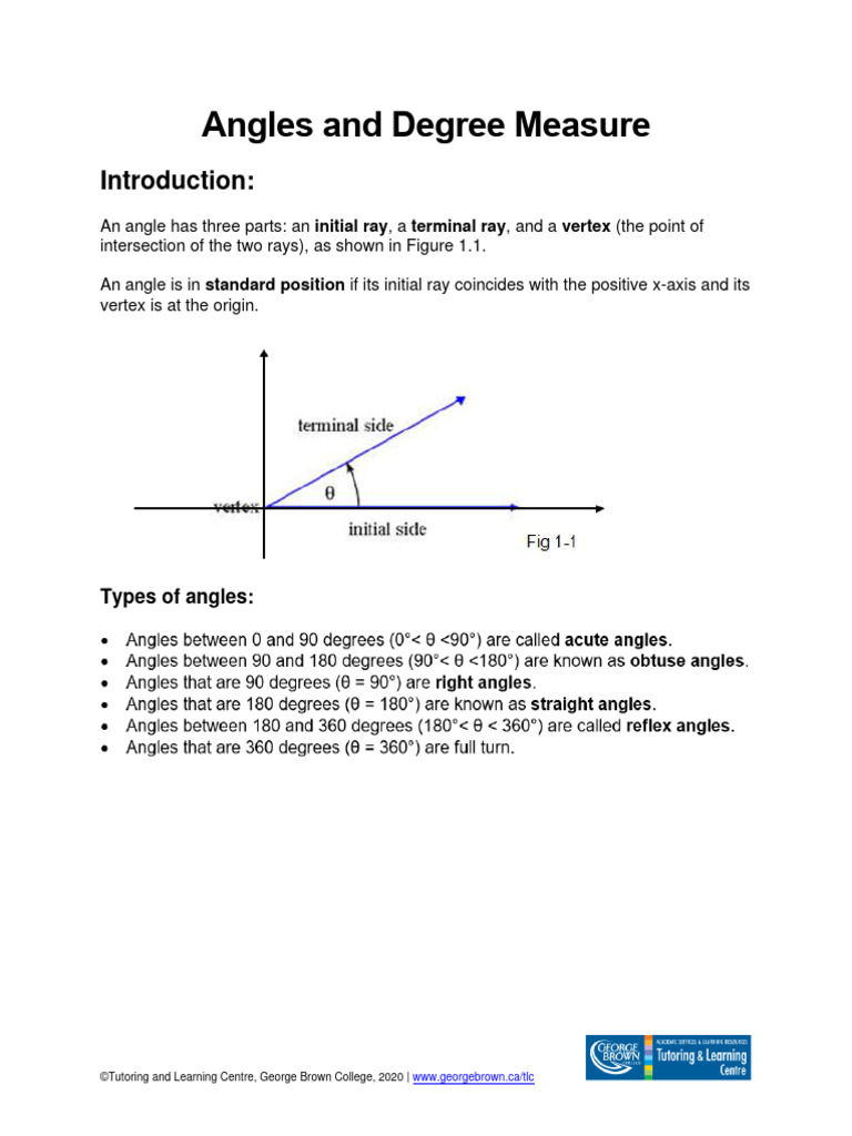 lesson 17 Angles and Degree Measure | PDF | Angle | Euclidean Geometry