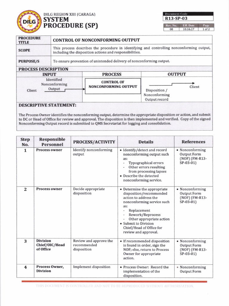 Procedure (SP) : System | PDF | Computing | Software Engineering