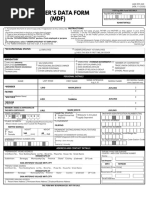 Member's Data Form (MDF) Print (No | PDF | Metro Manila | Address ...