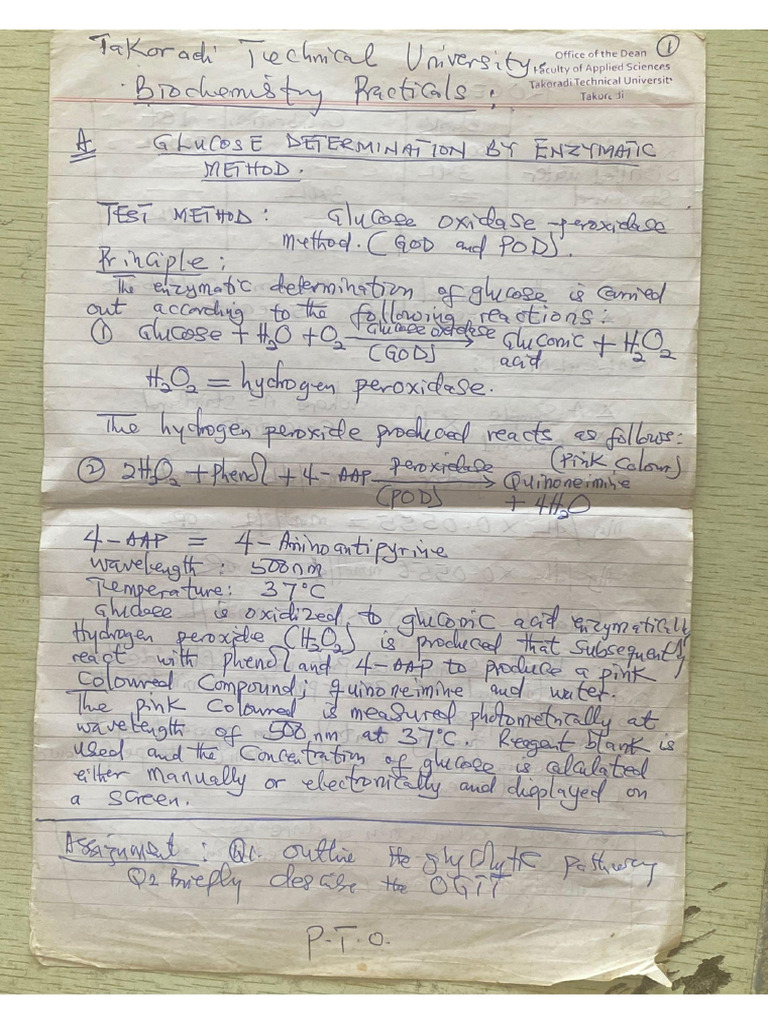 Chemical Pathology | PDF