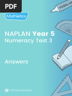 NAPLAN Papers, Answers and Test Prep | PDF | Tests | Standardized Tests