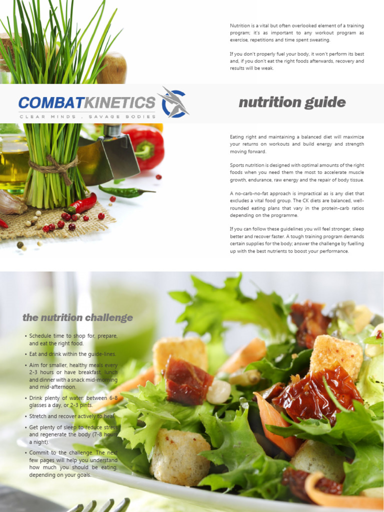 CK_Nutrition_Guide | PDF | Calorie | Drink