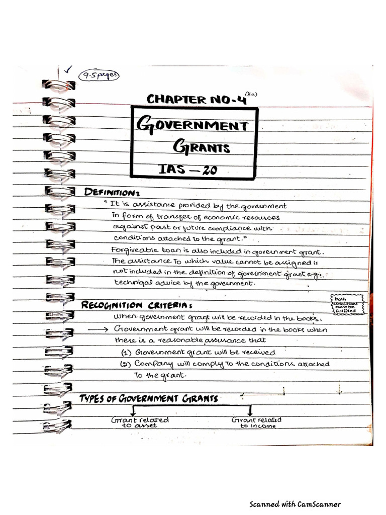 IAS-20 (GOVT GRANT) | PDF