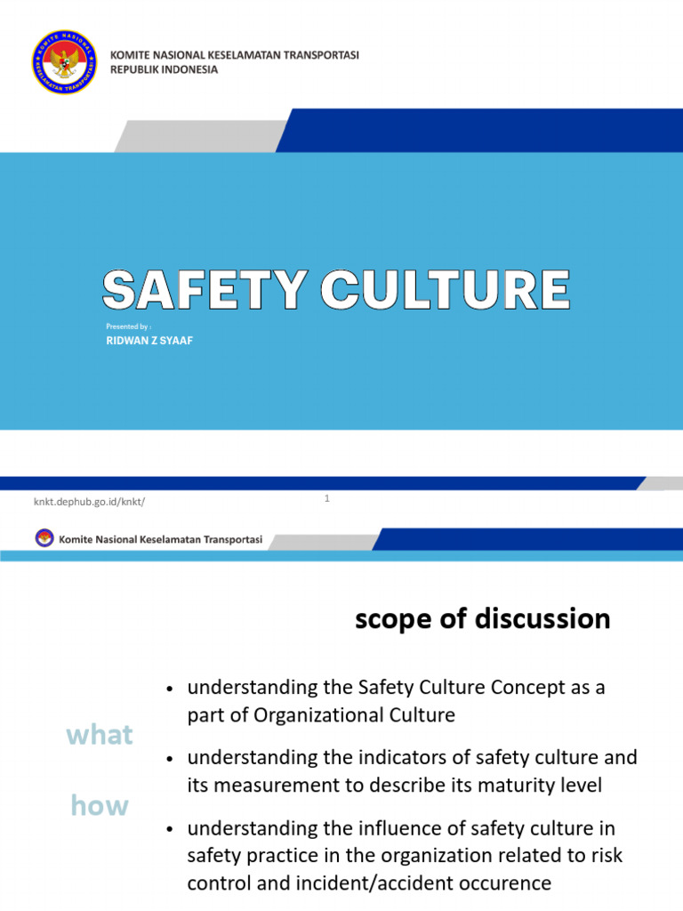 Safety Culture Concept | PDF | Risk | Safety