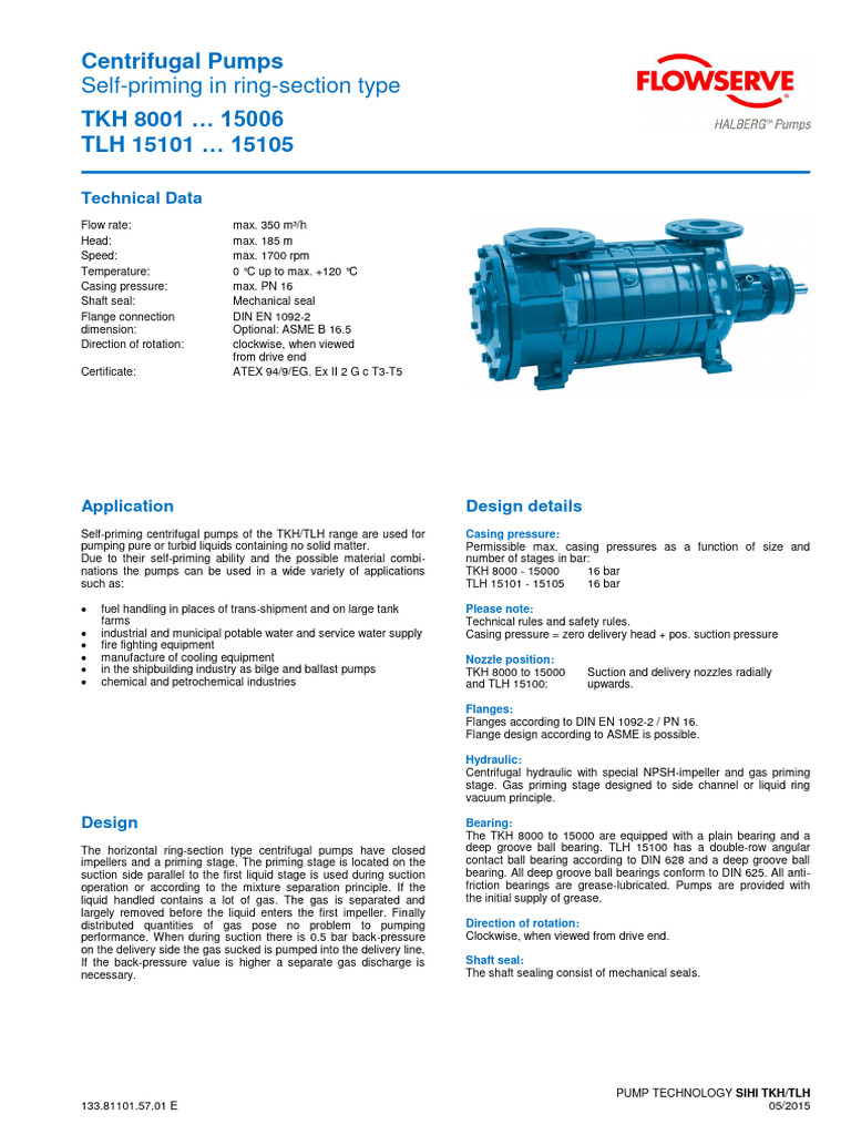TC_FLS_SIHI_TKH_TLH_EN | PDF | Pump | Bearing (Mechanical)