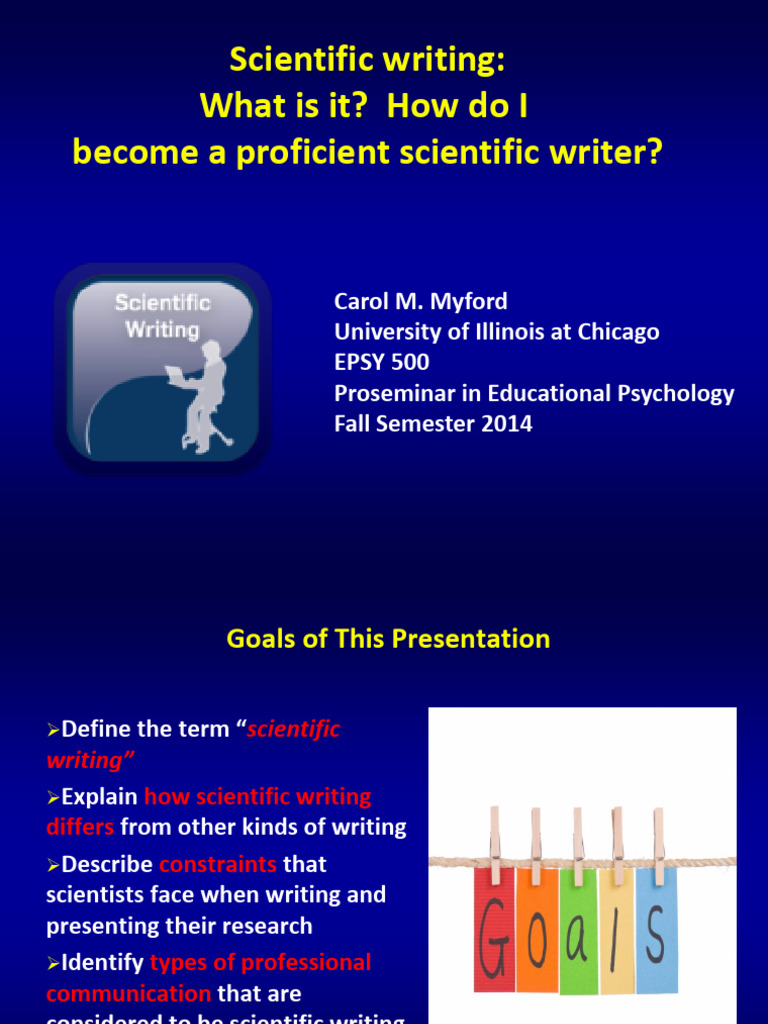 Scientific Writing | PDF | Apa Style | Writing