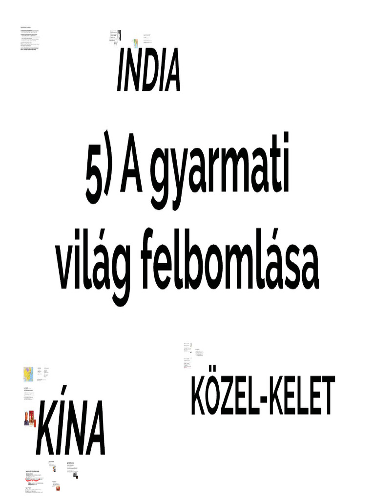 5 A Gyarmati Rendszer Felbomlása | PDF