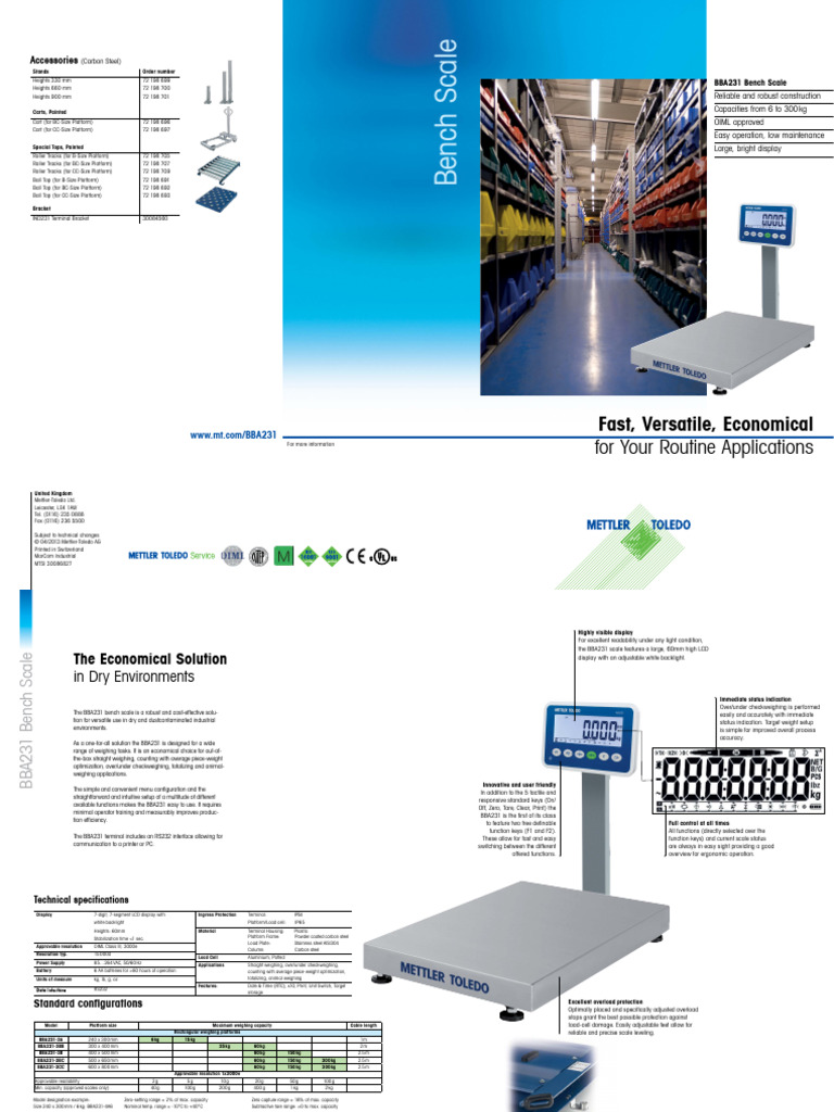 BBA231 Brochure | PDF | Computing | Manufactured Goods